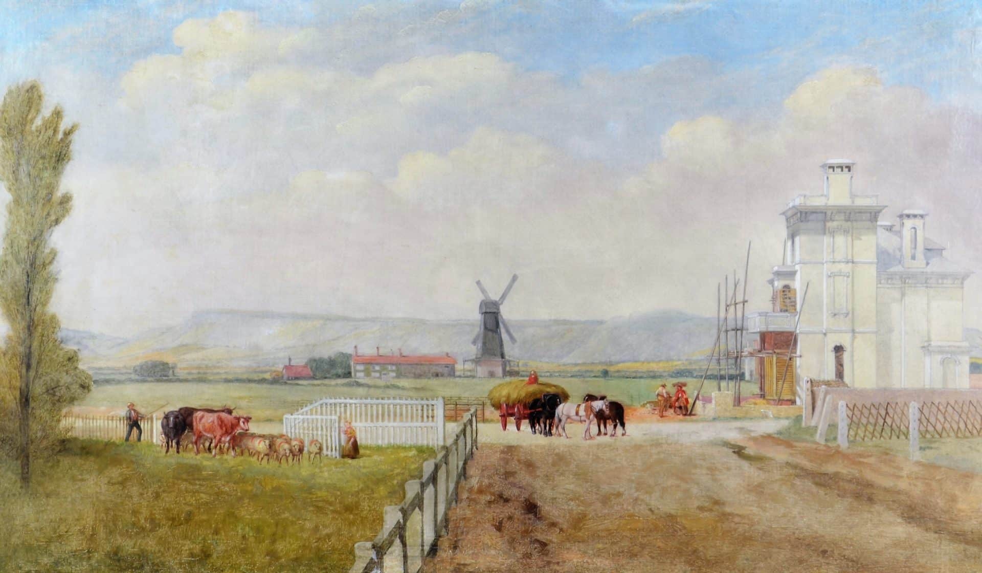 Oil painting - Folkestone 1845 - Folkestone Museum Learn with Objects