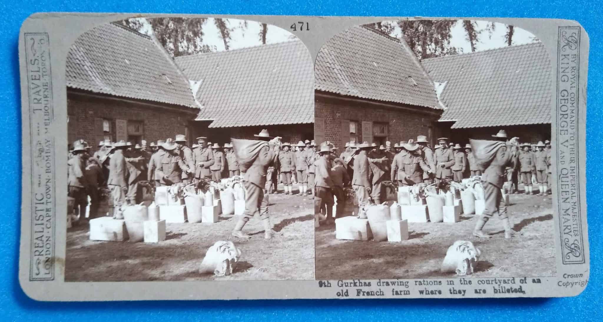 Stereoscopic photos, Gurkha soldiers in WW1 - Folkestone Museum Learn ...