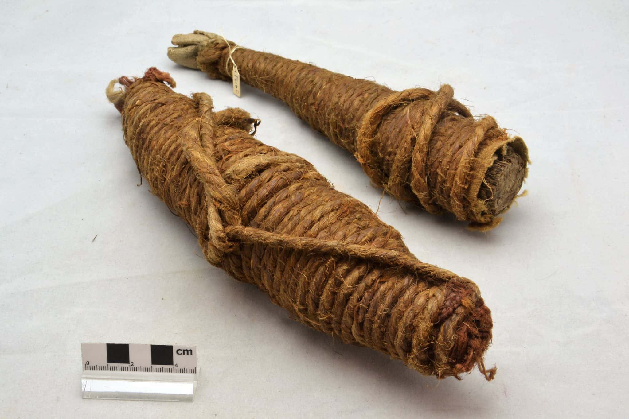 Tobacco twist wrapped in rope - Folkestone Museum Learn with Objects