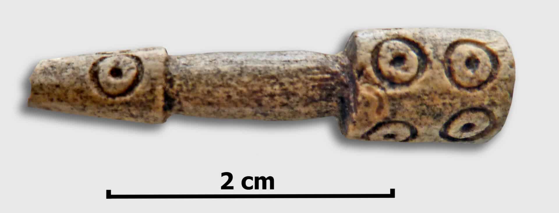 Stone Age to Iron Age 7: bone toggle - Folkestone Museum Learn with Objects