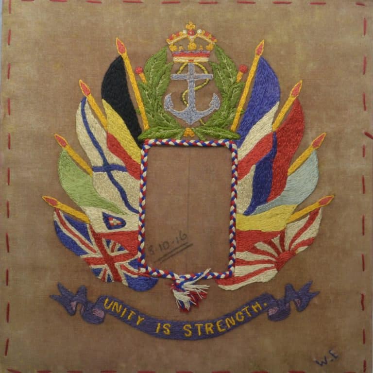 WW1 10: flags of the allied nations - Folkestone Museum Learn with Objects