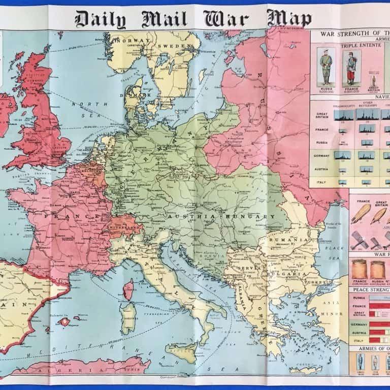 WW1 activity 5: Mapping the War - Folkestone Museum Learn with Objects