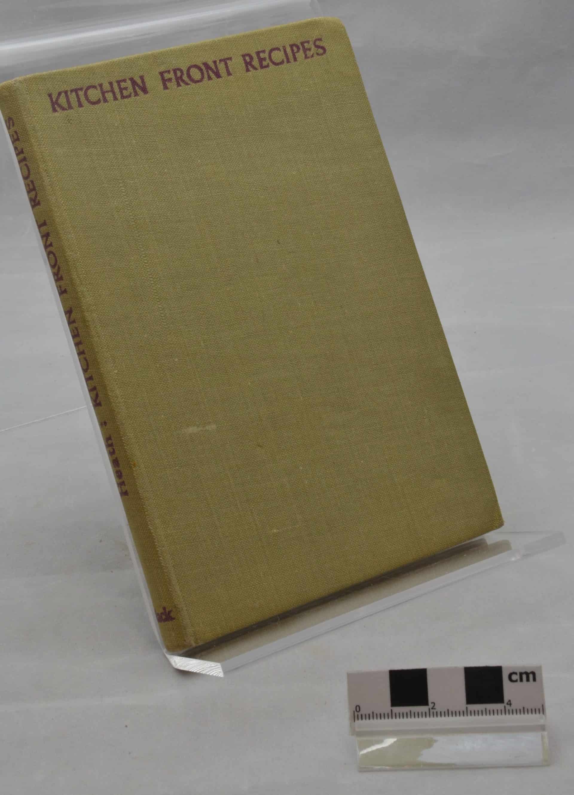 Recipe book - Kitchen Front Recipes - Folkestone Museum Learn with Objects