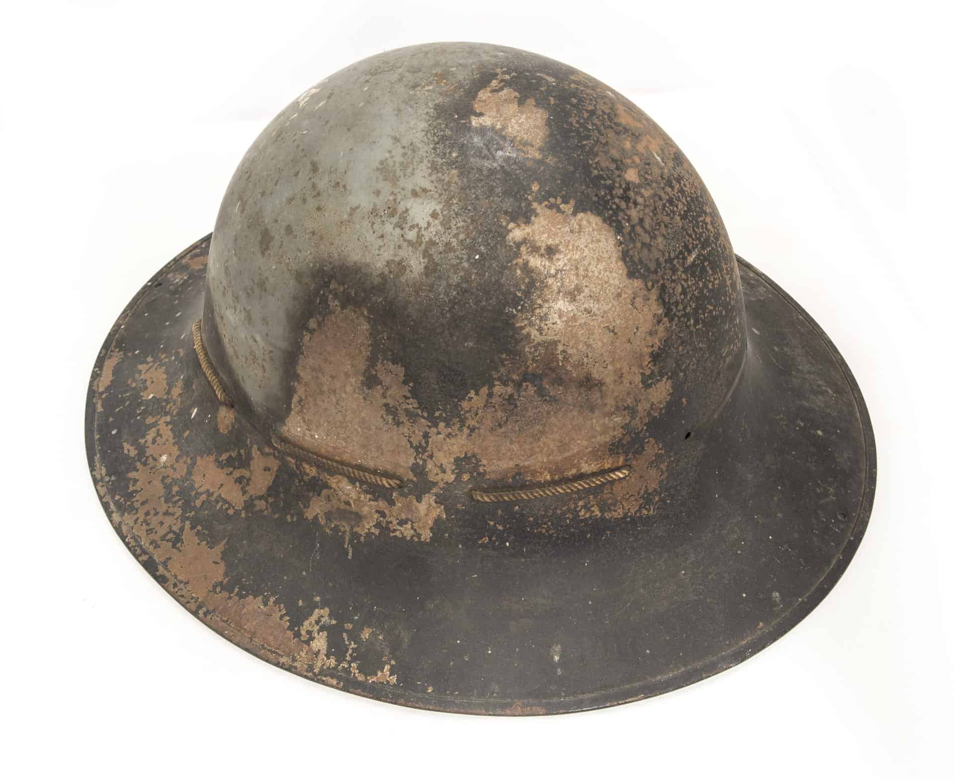 WW2 19: civilian helmet - Folkestone Museum Learn with Objects